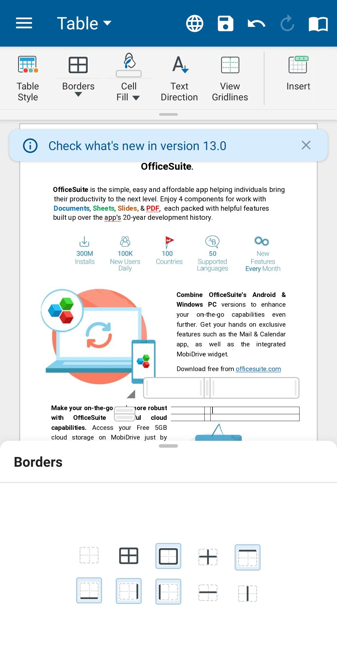 Add or remove cell borders – OfficeSuite Add or remove cell borders – OfficeSuite
